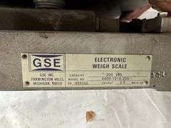 GSE Electronic Scale - Meagher Auctioneers