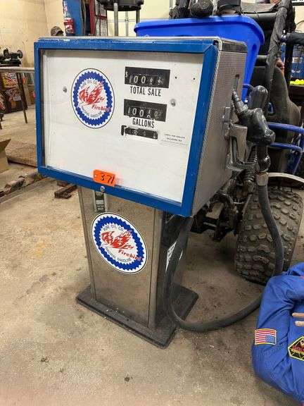 Pure Oil Company Firebird Racing Fuel Gas Pump - Meagher Auctioneers