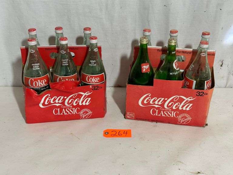 Coca-Cola & 7up Pop Bottles - Meagher Auctioneers