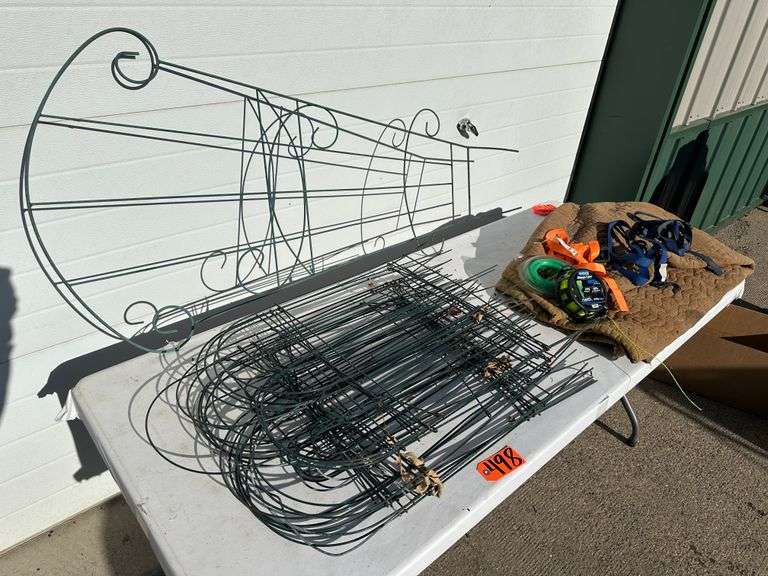 Trellis, Garden Fencing, Trimmer Line, Ratchet Straps - Meagher Auctioneers