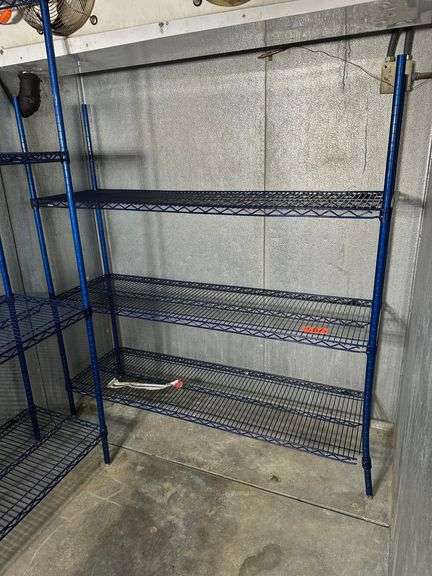 Walk-In Cooler/Freezer Shelving Unit - Meagher Auctioneers