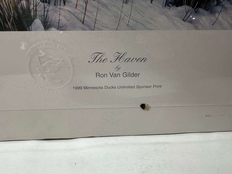 1999 & 2000 Ducks Unlimited Sponsor Prints by Jim Hansel & Ron Van ...