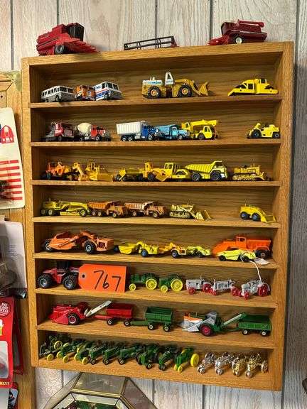 Toy Tractors & Display Shelf - Meagher Auctioneers