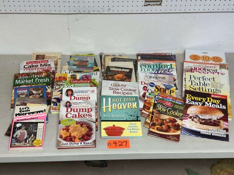 Assortment of Cookbooks - Meagher Auctioneers