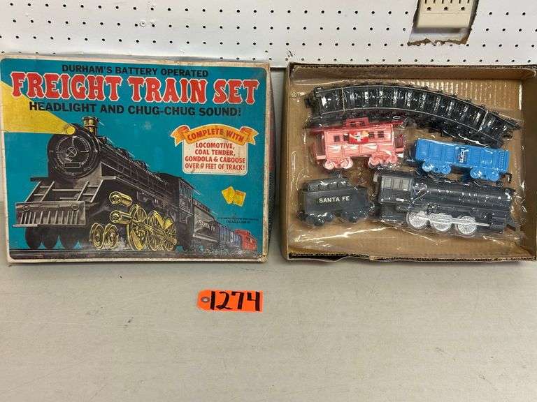 Durham's Battery Operated Freight Train Set - Meagher Auctioneers