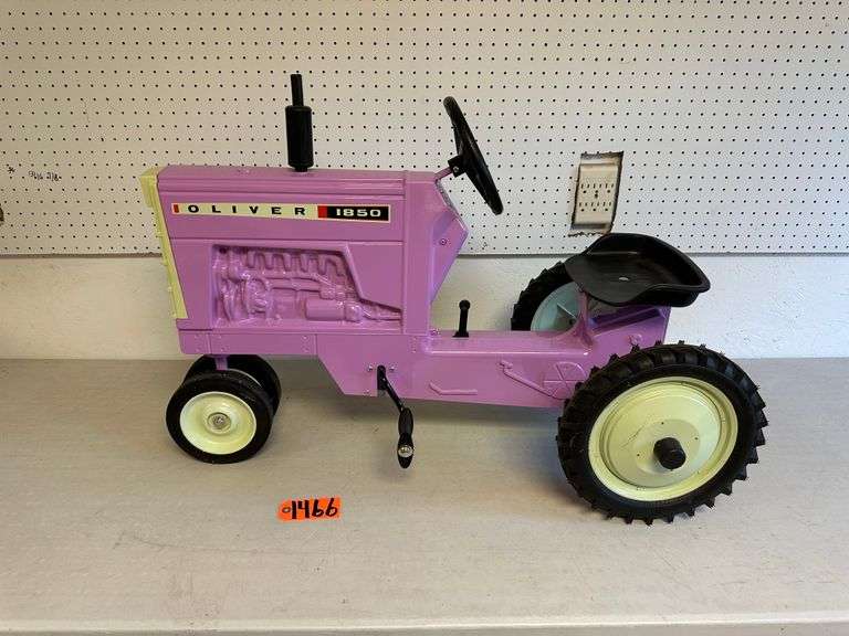 Oliver 1850 Purple Pedal Tractor - Meagher Auctioneers
