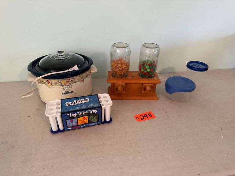 Crock Pot, Ice Tube Tray, Candy Dispenser, Food Storage Containers ...