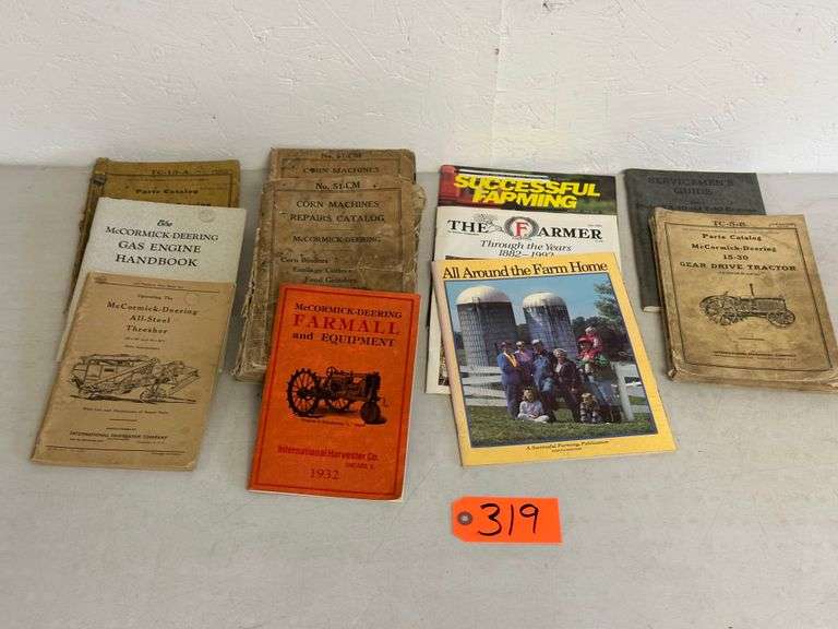 Vintage Machinery Manuals - Meagher Auctioneers