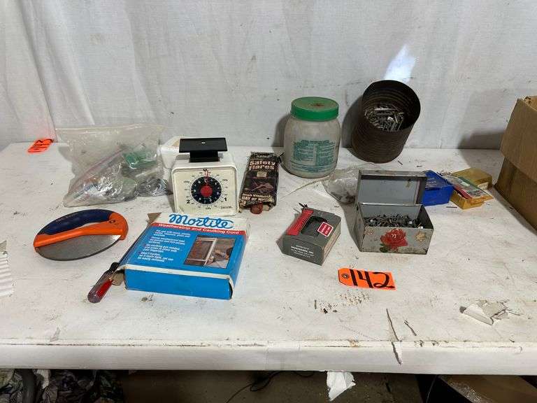 Scale, Flares, Weatherstripping, Fasteners - Meagher Auctioneers