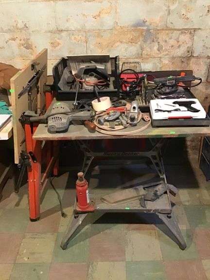 Tool assortment, work tables, - Metzger Property Services, LLC