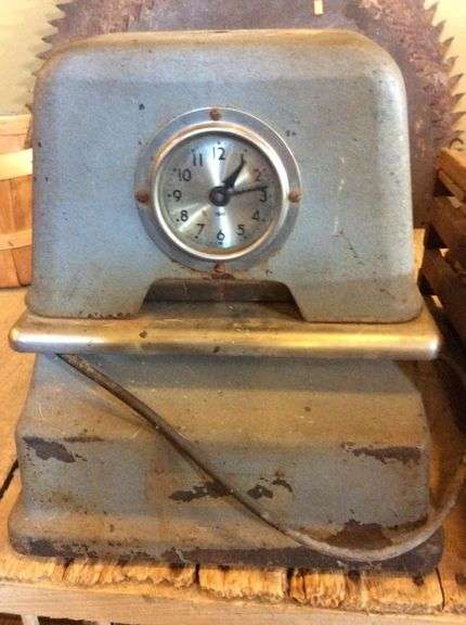 IBM Cast electric time clock - Metzger Property Services, LLC