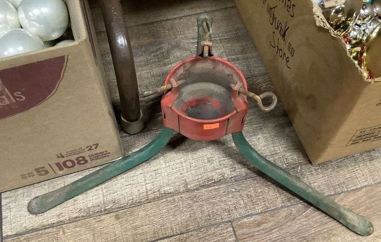 Vintage Christmas Tree Stand - Metzger Property Services, LLC