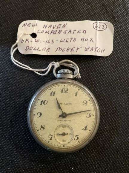 New Haven Compensated Dollar Pocket Watch - Metzger Property Services, LLC