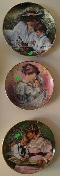 Three assorted Collectors plates - Metzger Property Services, LLC