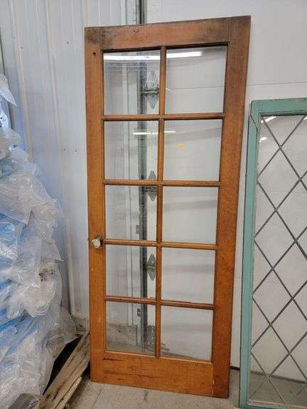 10 pane wood door 32x80 - Metzger Property Services, LLC