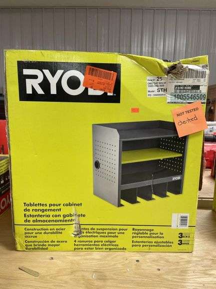 Ryobi Storage Cabinet Shelving Dented - Metzger Property Services, LLC