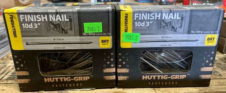 2 boxes finish nails 10d 3” - Metzger Property Services, LLC