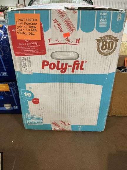 PF-10 premium Poly-fil box white, 10 LBS - Metzger Property Services, LLC