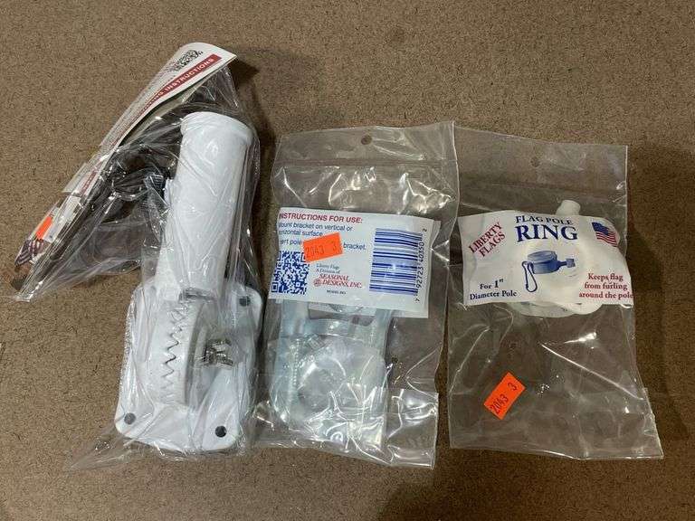 Adjustable aluminum 1 inch flag pole bracket, mount bracket, flag pole ...