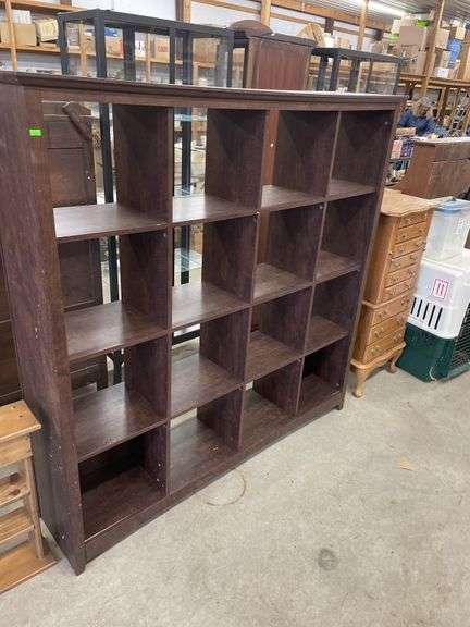 16 Hole Display Shelf 60” X 14” X 60” - Metzger Property Services, LLC
