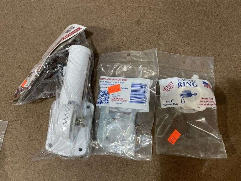 Adjustable aluminum 1 inch flag pole bracket, mount bracket, flag pole ...