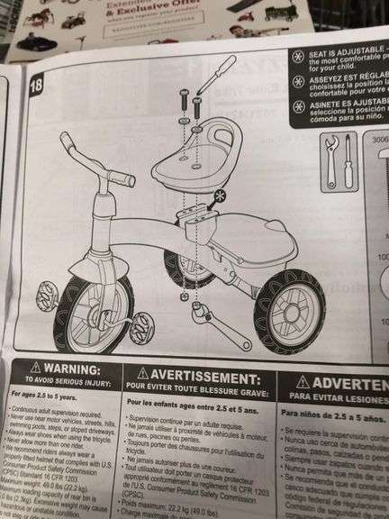 Red rider trike - Metzger Property Services, LLC