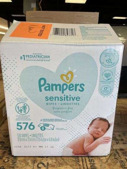 576 pampers sensitive wipes - Metzger Property Services, LLC