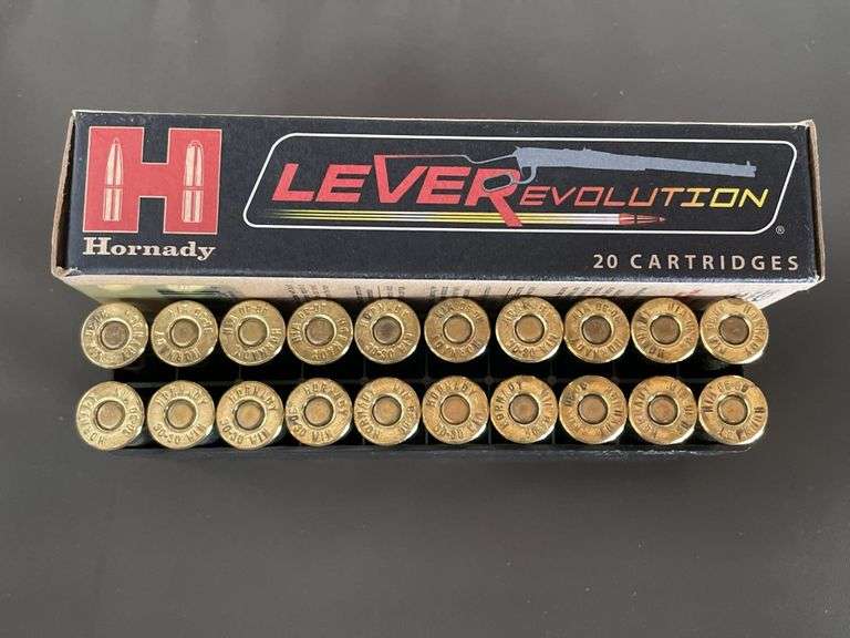 20 rounds Hornady "LEVERevolution" 30–30 win 160 grain FTX ammunition ...