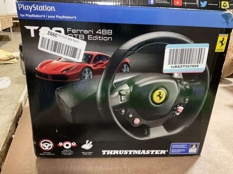 PlayStation Thrustmaster T80 Ferrari 488 GTB Edition, broken mounts ...
