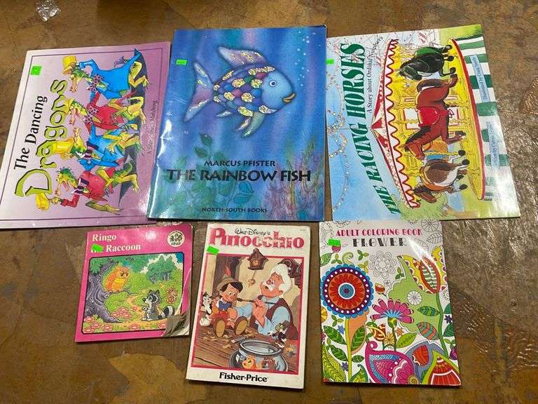 (3) Giant books - The Rainbow Fish, The Dancing Dragons, The Racing ...