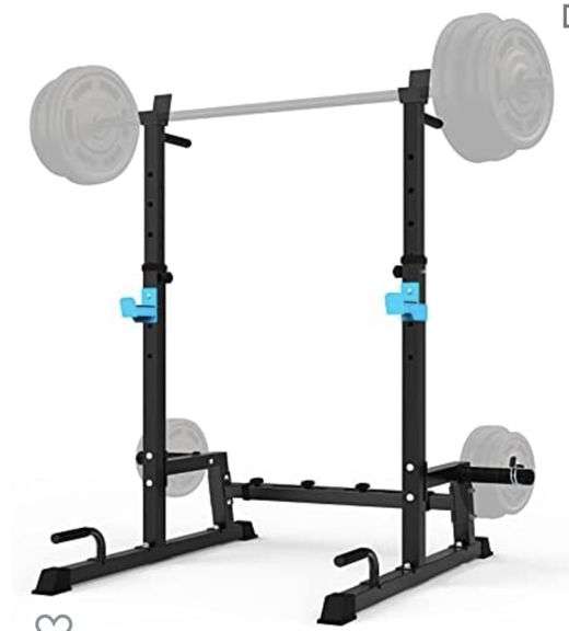 Adjustable Squat Rack Barbell Rack, Bench Press Rack Push Up Multi ...