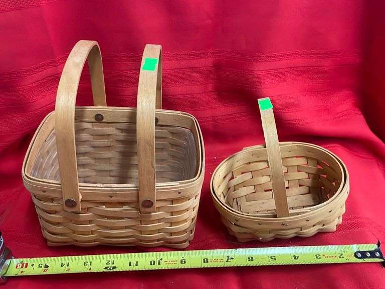 Longaberger Small Market Basket with handles, Longaberger American ...