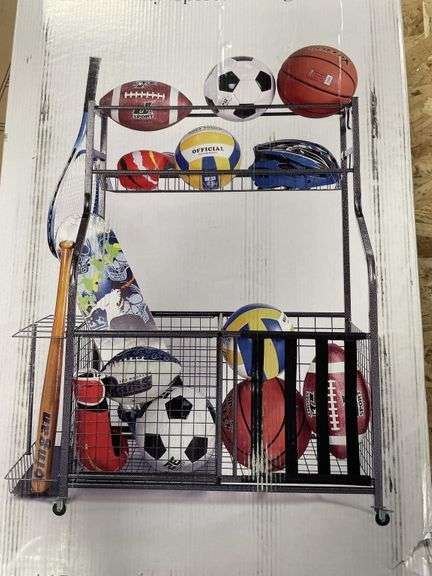 Heavy duty sport storage rack - Metzger Property Services, LLC