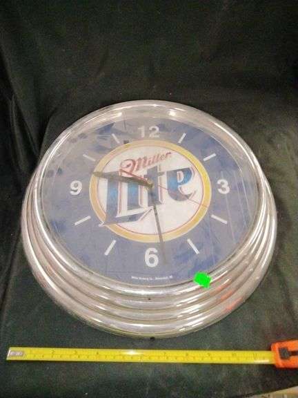 Miller Lite Clock - Metzger Property Services, LLC