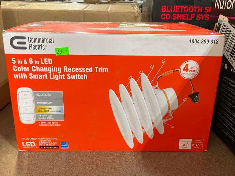 4-5 inch and 6 inch LED color changing recess trim was smart light ...