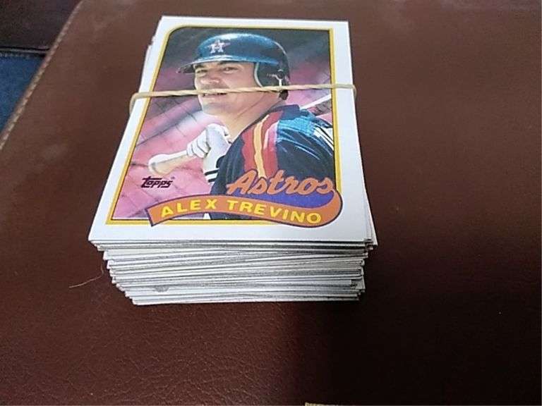 Assorted stack of baseball cards - Metzger Property Services, LLC