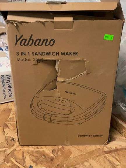 Yabano 3-in-1 sandwich maker - Metzger Property Services, LLC