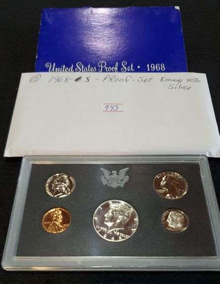 1968 - S Proof Set Kennedy 40 % Silver. - Metzger Property Services, LLC