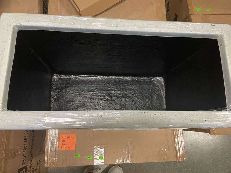 24” Composite Deck Box, White Wash - Metzger Property Services, LLC