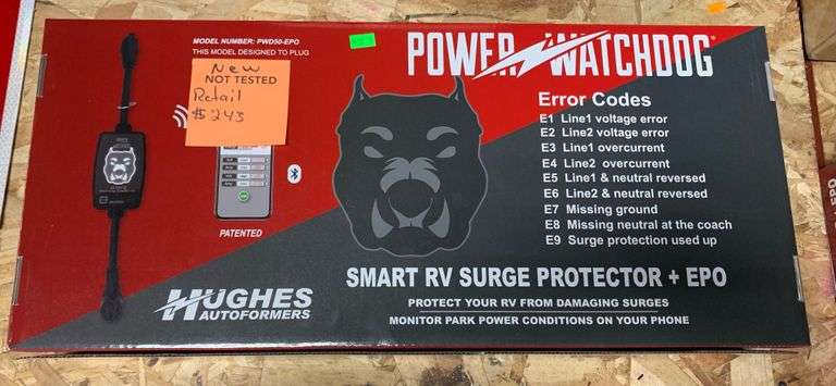Hughes Autoformers PWD50-EPO-H Power Watchdog Smart Bluetooth Surge ...