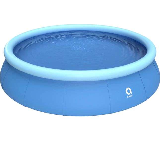 Avenli 12ft diameter x 30in deep prompt set swimming pool - Metzger ...