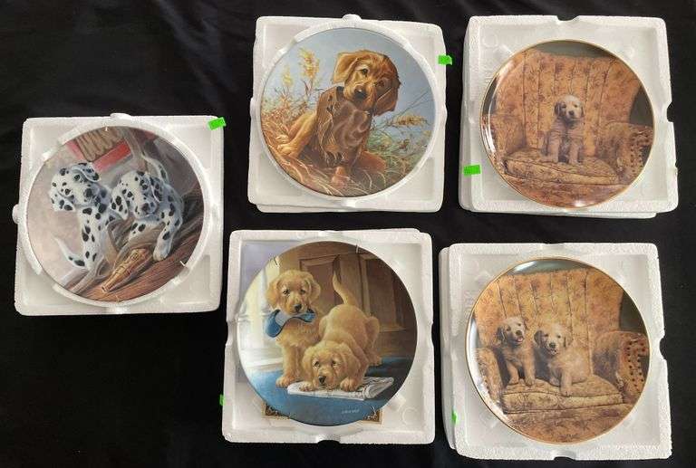 Puppy & Dog Collector Plates - Metzger Property Services, LLC