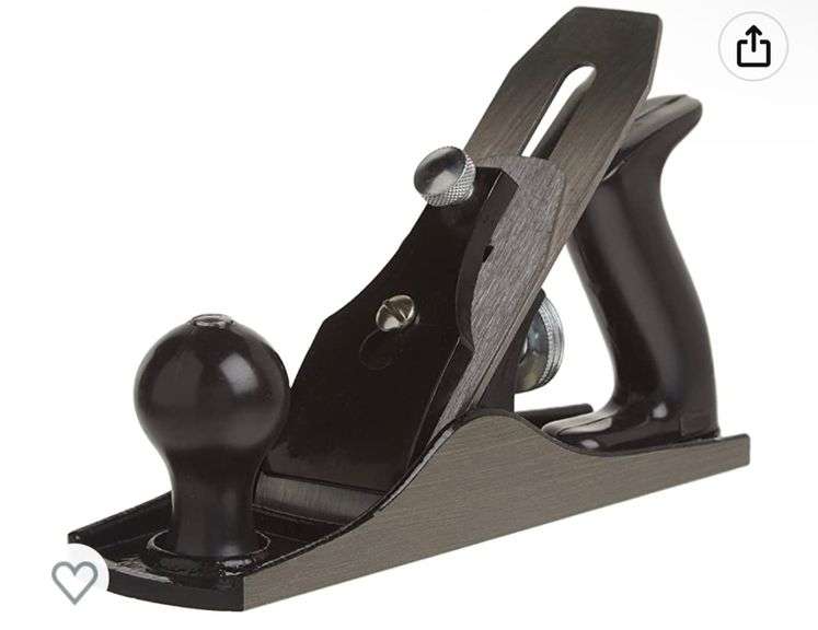GreatNeck C4 Bench Jack Plane (9 Inch), 2 Inch Cutter, Adjustable to ...