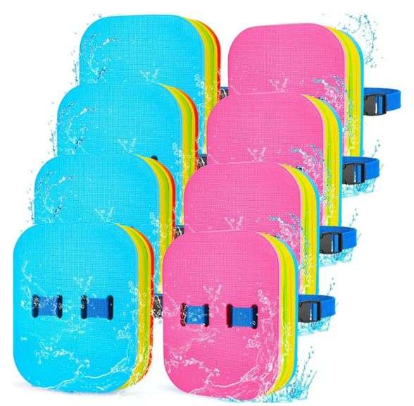 Back Float Swim Bubble Back Float for Kids Adjustable 3 Layers 8 pack ...