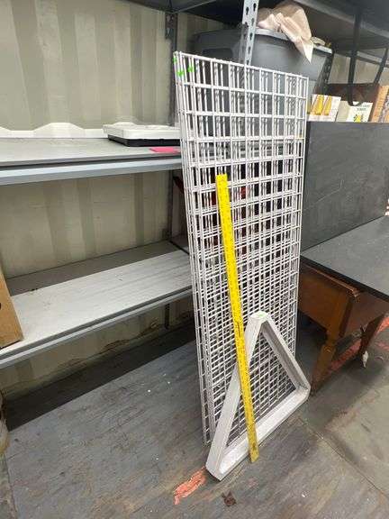 Wire storage rack, (Unassembled) - Metzger Property Services, LLC