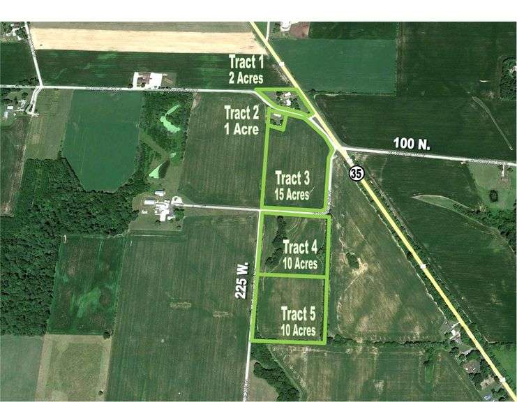 Tract 2: 1+/- acre Building Site with 40x80 Pole Barn already in place ...