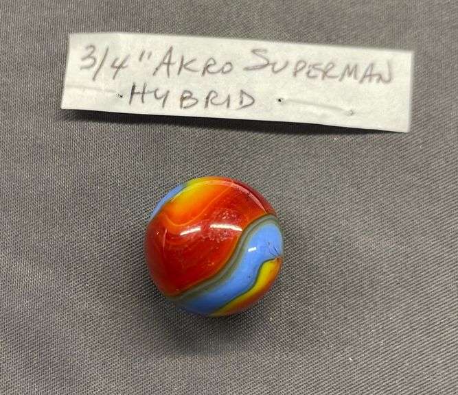 3/4” Akro Superman Hybrid Marble - Metzger Property Services, LLC