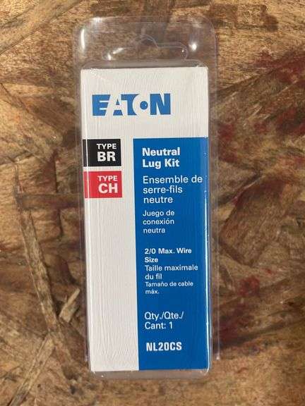 Eaton neutral lug kit 2/0 max. Wire size - Metzger Property Services, LLC