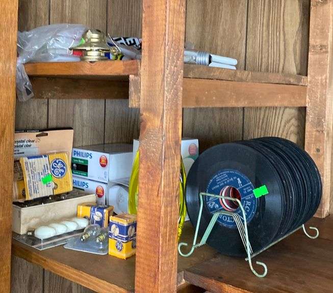 Record assortment, soap, light bulbs - Metzger Property Services, LLC