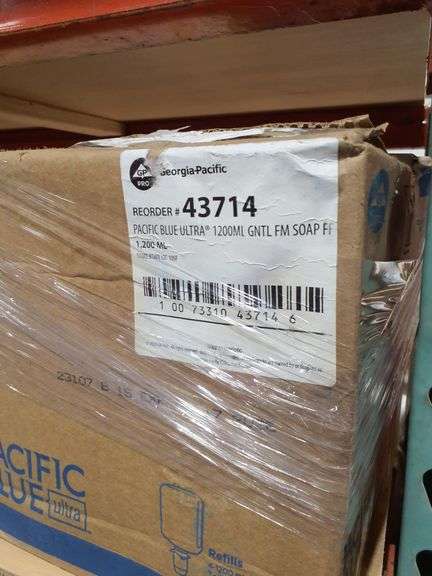 2 Boxes GEORGIA-PACIFIC Hand Soap: Series Pacific Blue Ultra, 1,200 mL ...